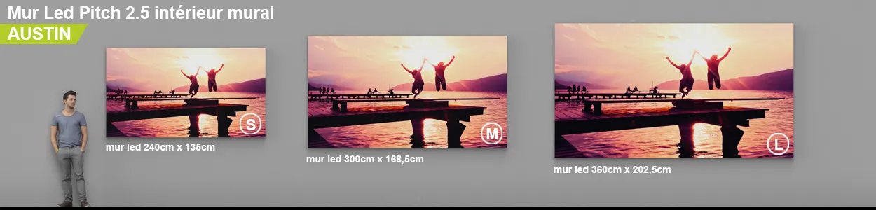 Mur LED, écran led géant Mur LED sur mesure | Digital Broker